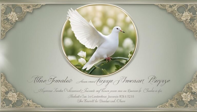Downloadable Printable Funeral Prayers for Comfort and Peace