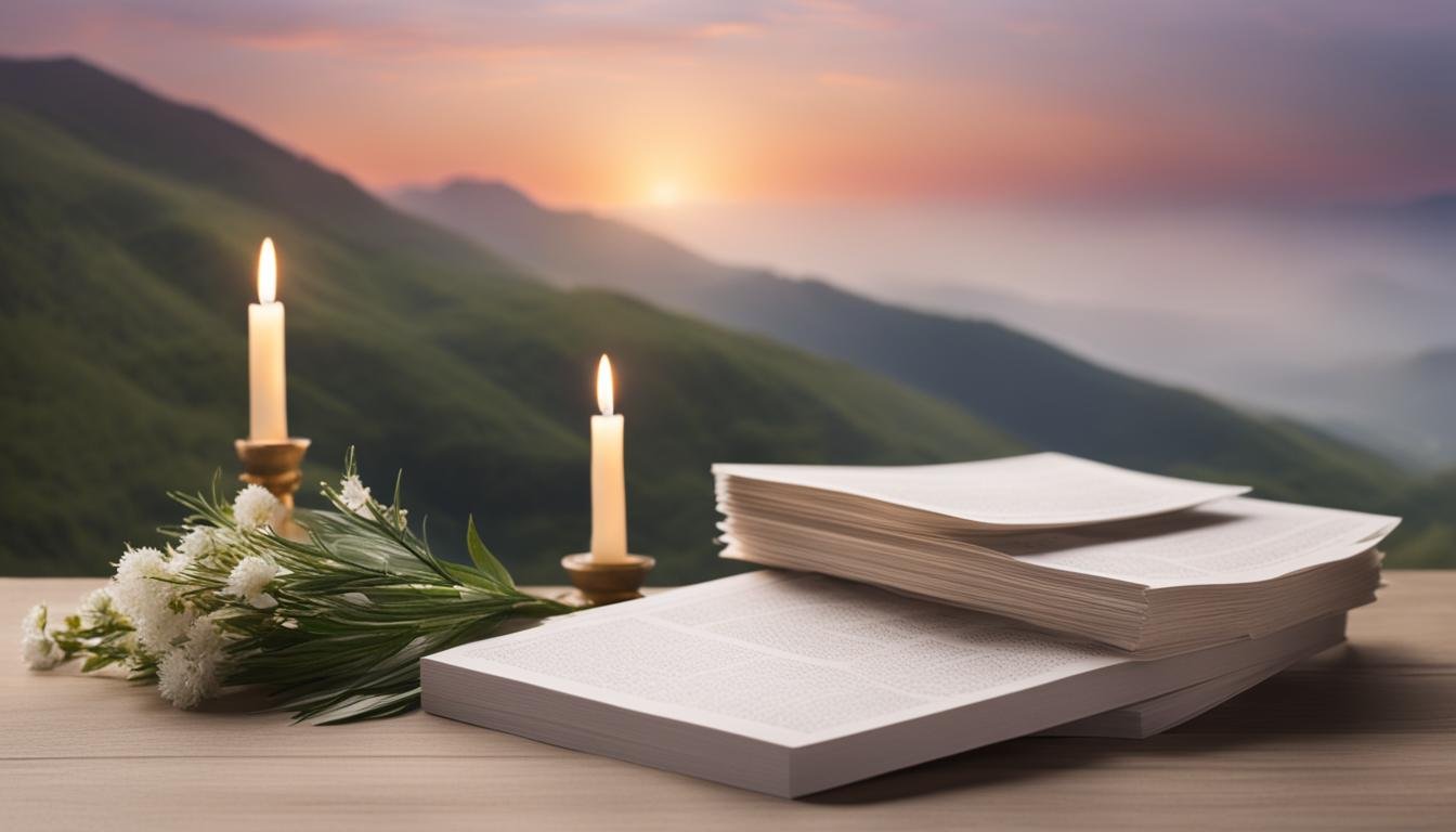 Downloadable Printable Funeral Prayers for Comfort and Peace