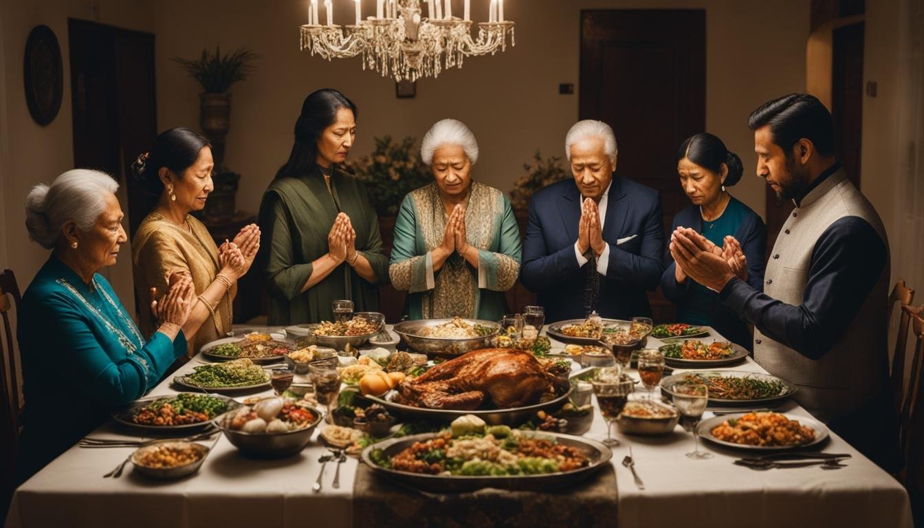 Graceful Moments: Traditional Prayer Before Meals